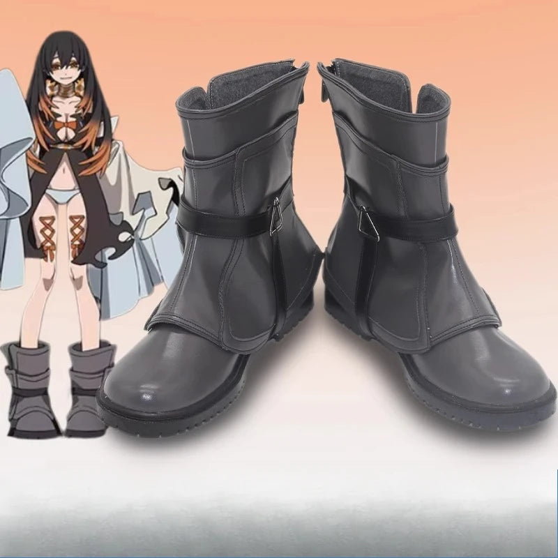 Gachiakuta Amo Empool Anime Cosplay Shoes Boots PU Leather Boots For W ...