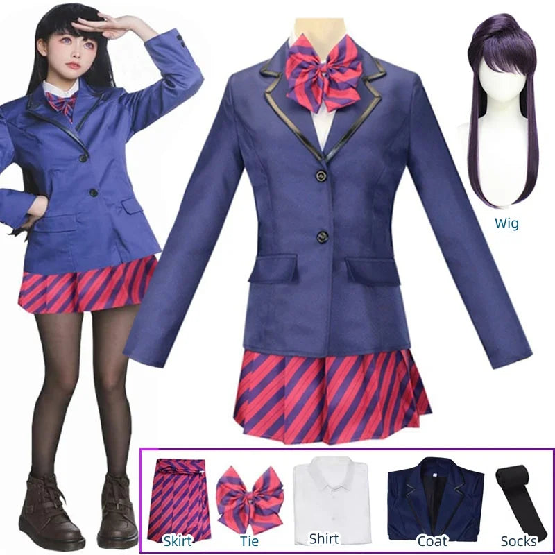 Anime Komi Can‘t Communicate Cosplay Costume Komi Shouko Sailor School ...