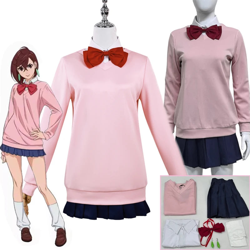 Dandadan Momo Ayase Cosplay Costume Anime Dandadan Dress Skirt School ...