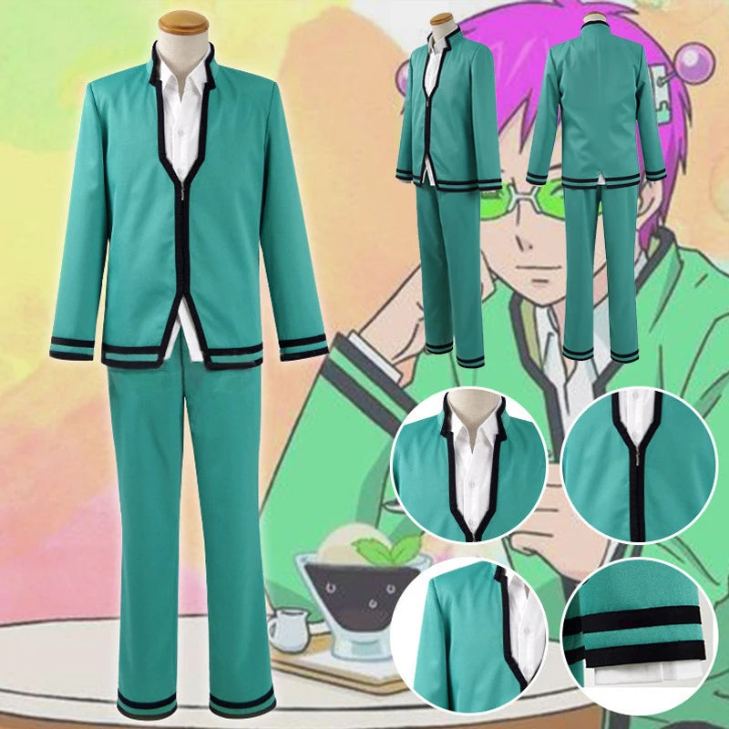 The Disastrous Life of Saiki K Cosplay Costume Saiki Kusuo Halloween P ...