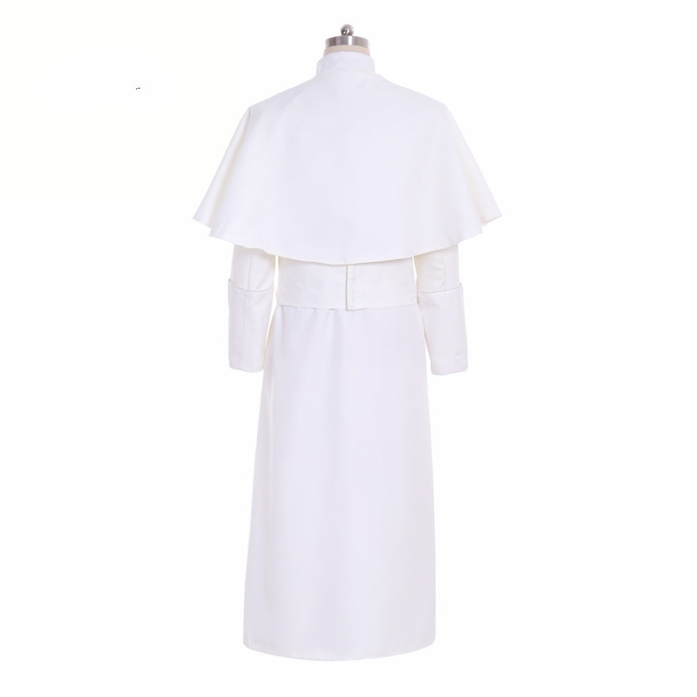 Roman city white Priest Cassocking Robe Gown Clergymen Vestments Medie ...