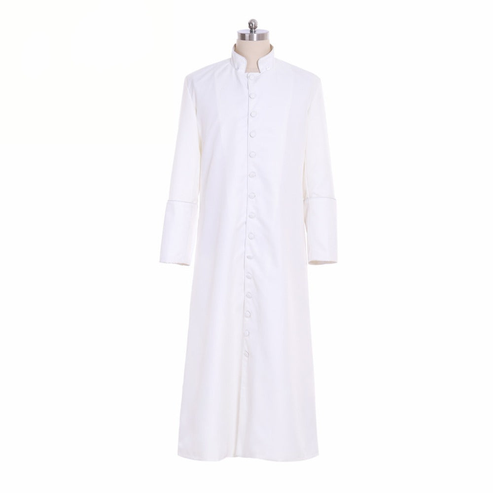 Roman city white Priest Cassocking Robe Gown Clergymen Vestments Medie ...