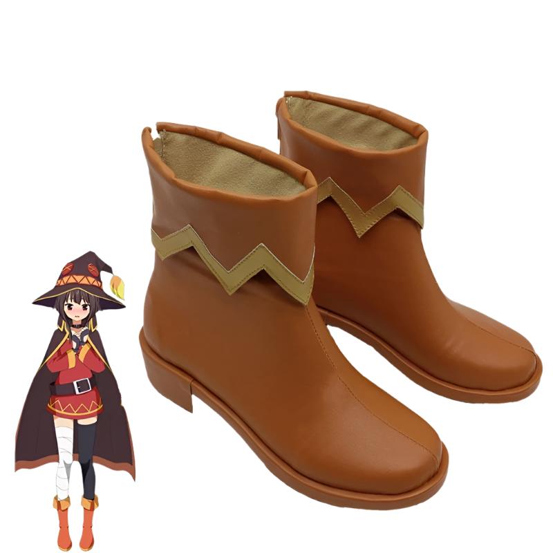 KonoSuba Cosplay Megumin Shoes Boots Anime Outfit Prop God's Blessing ...
