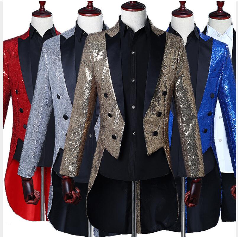 Adult Men Medeival Steampunk Tuxedo Blazers Retro Magician Stage Cospl ...