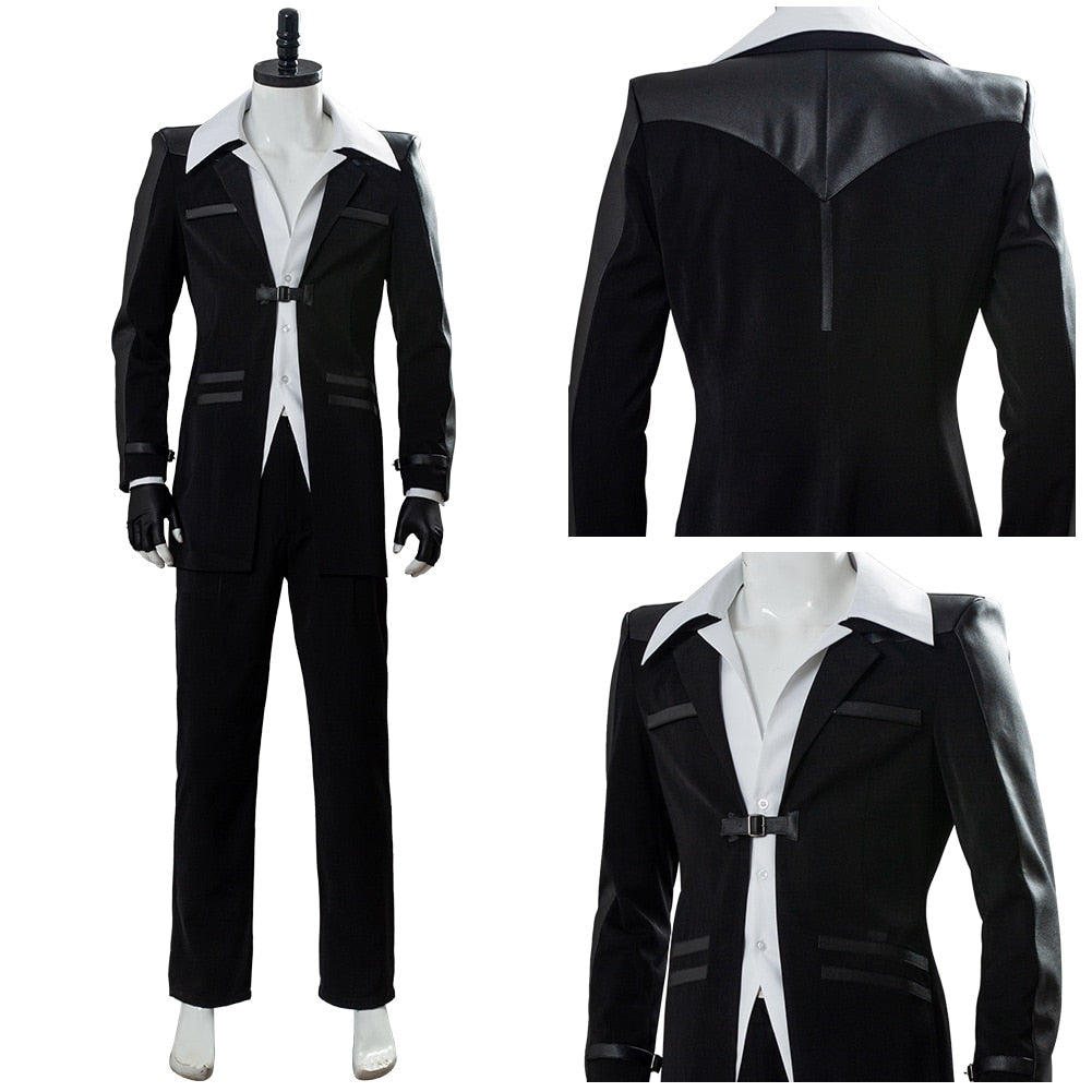 FF7 Re-make Men Renono Costume Cosplay Uniform Game Outfit Halloween C ...
